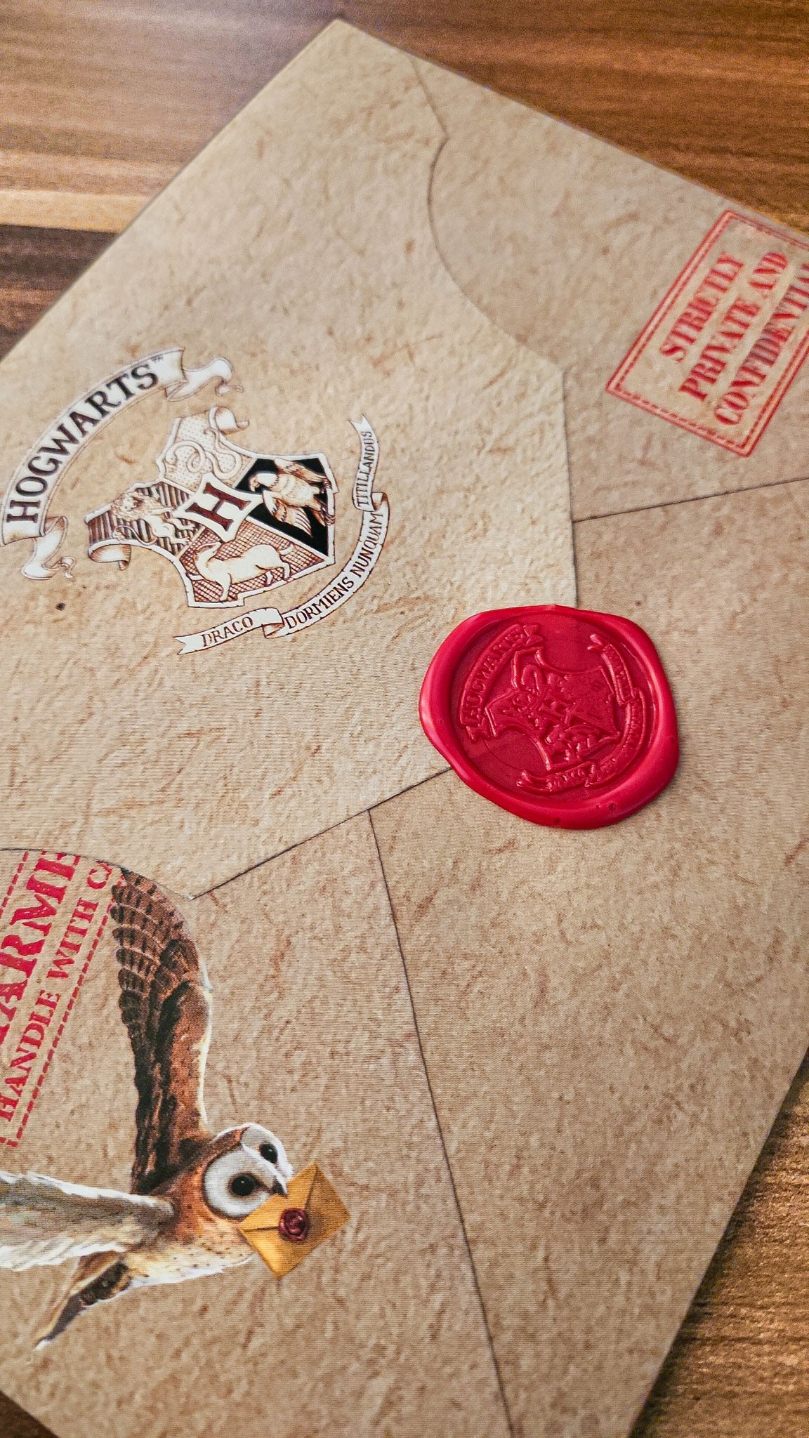 Personalized Harry Potter Hogwarts Acceptance Letter with Hogwarts Sch ...